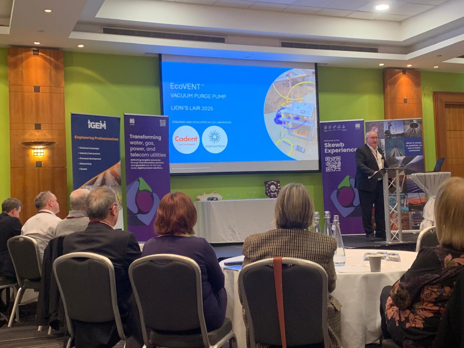 Synthotech WIN Chris Bielby Award At Lions' Lair | Synthotech